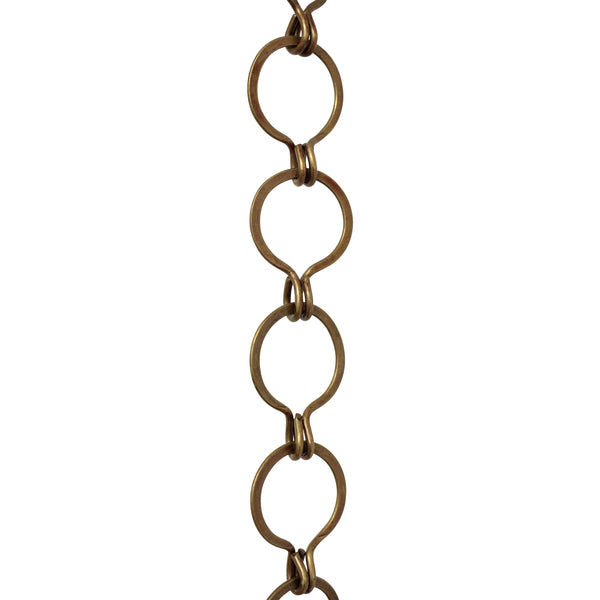 Sleek Round Lightweight Decorative Brass Craft Chain | RCH Hardware
