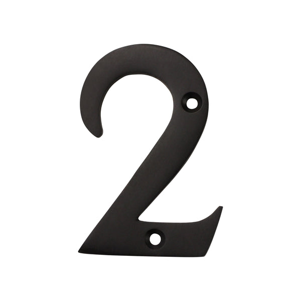 [Number BR2270] Brass Modern House Number - Oil Bronzed Black Finish ...